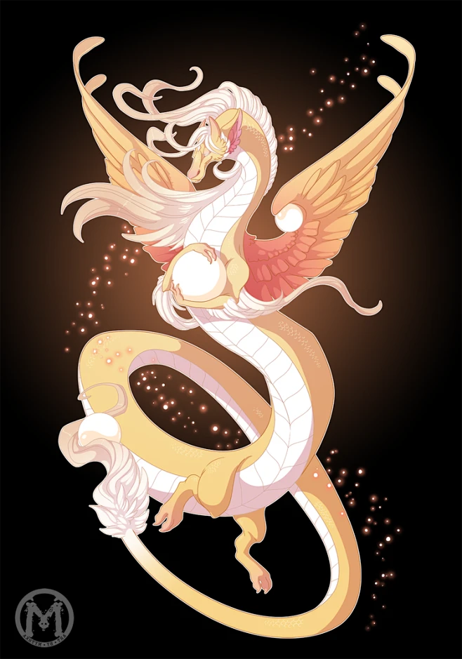 Dragon-A-Day 039 - Solar by Mythka-花瓣网