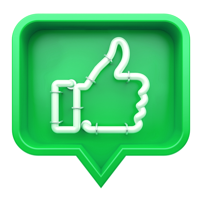 Green-neon-like-button-transparent-PNG