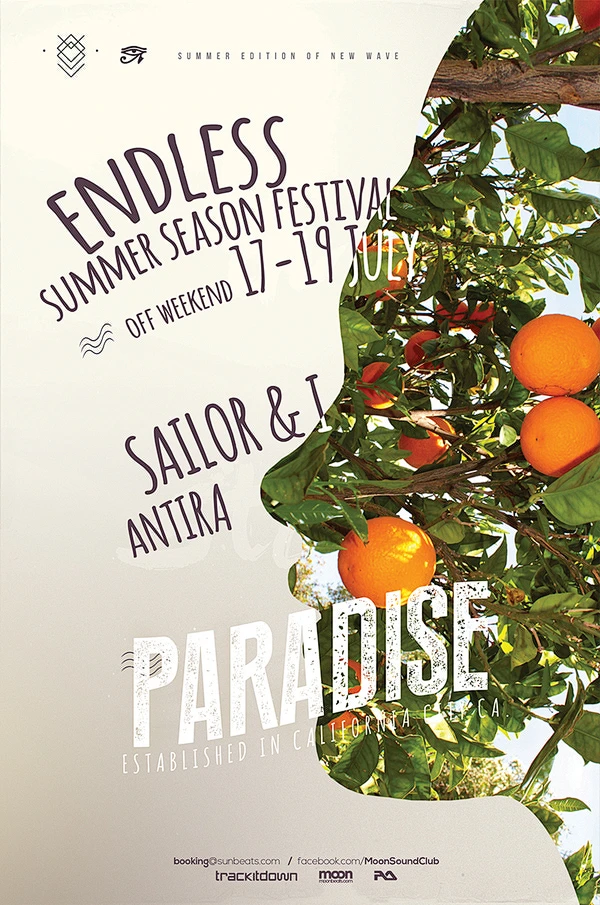 Paradise Summer Poster : Paradise Summer Poster – This flyer poster can ...