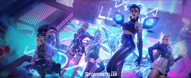 League of Legends x KDA fanwork-花瓣网