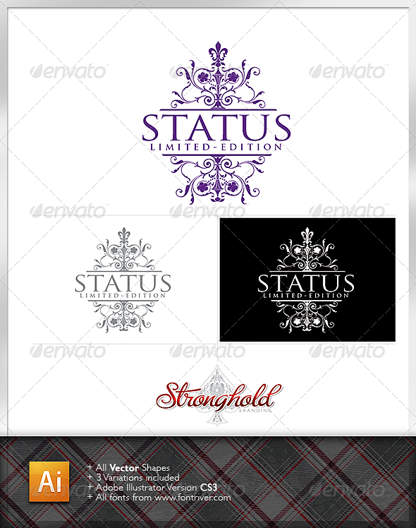 家居装饰标志模板——波峰标志模板Home Decor Logo Template - Crests Logo Templates吊灯、佳洁士 ...