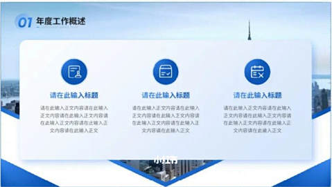 【PPT模板】三段内容PPT排版设计思路分享