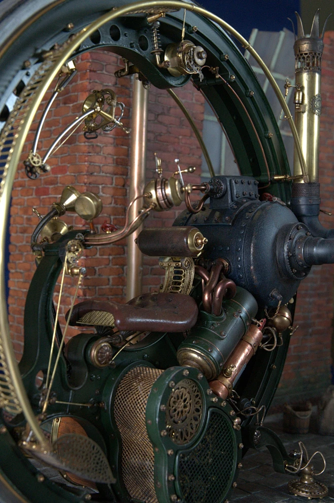 Modern Steam Monobike - London 1896, Stefano Marchetti : From my own ...