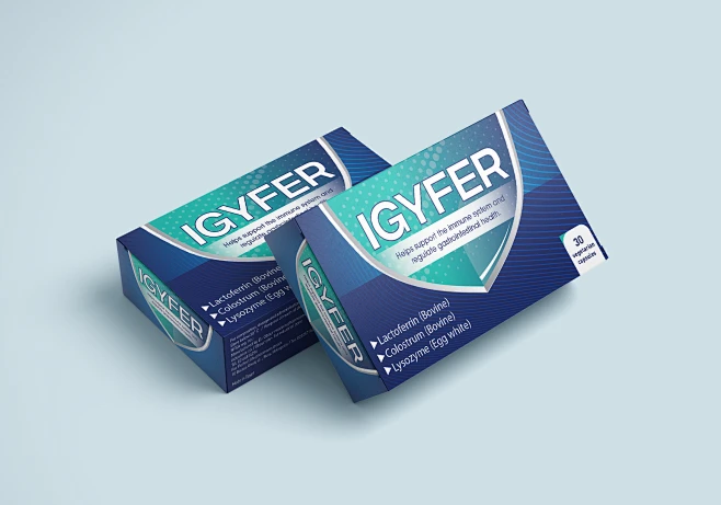 igyfer IMMUNE Immune supplement medical packaging design medicine ...