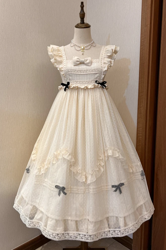 A Letter from Chris Vintage Classic Lolita Jumper Dress-花瓣网