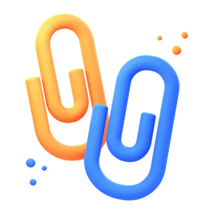 Paper Clip 3D Icon-花瓣网