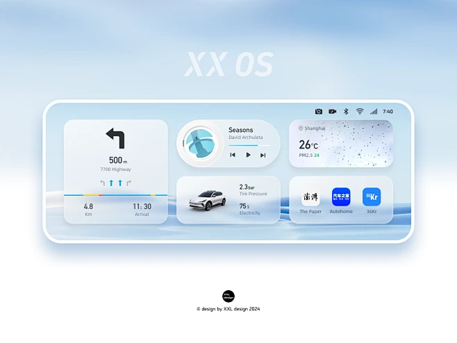 Light mode for HMI widget design -花瓣网