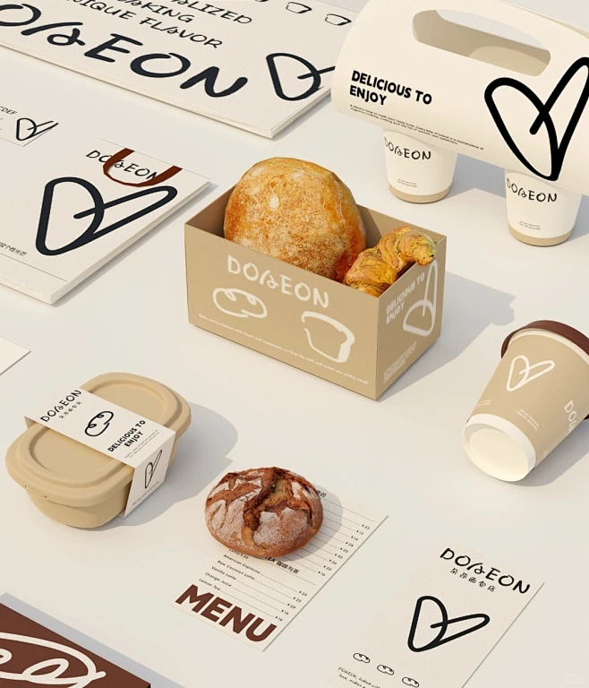 DOAEON面包烘焙品牌全案设计 - 小红书-花瓣网