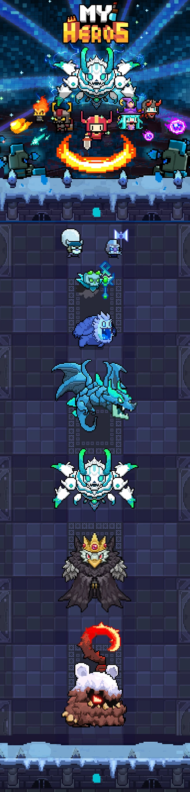 R2Games project works《My Heroes》pixel style （2018-2019）-花瓣网