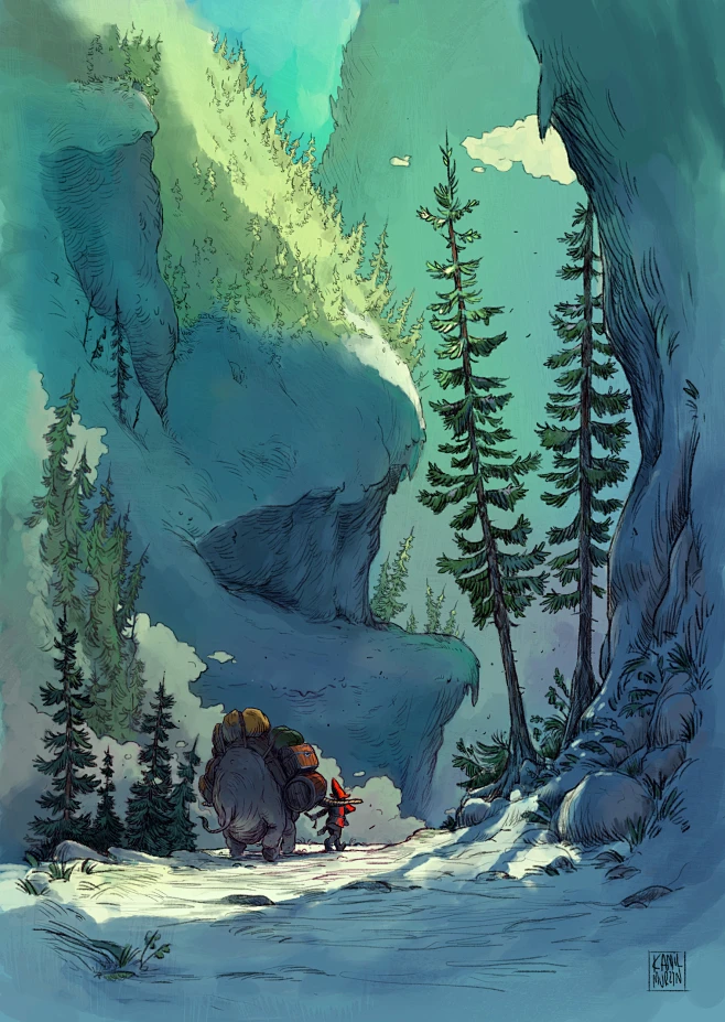 Shadow pass - environment, Kamil Murzyn : Illustrating Shadow Pass, the ...