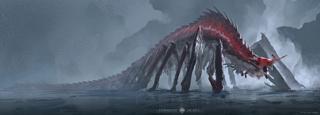 Chasmfiend - Stormlight Archive-花瓣网
