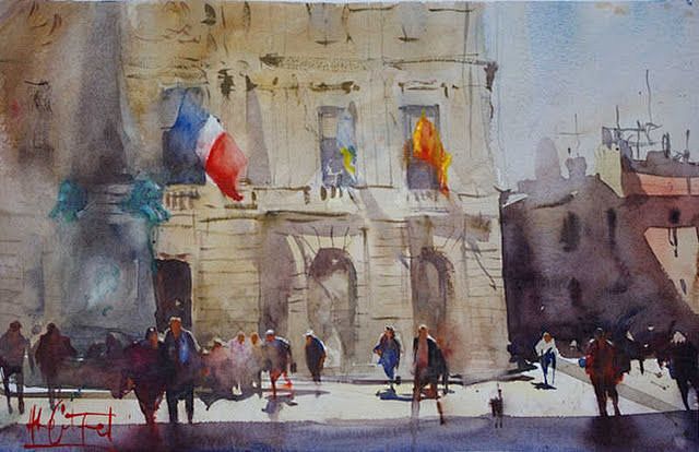 阿尔瓦罗水彩风景水彩来自cgbook.cn (179)