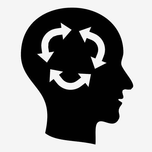 思考推理理性图标_88ICON https://88icon.com 思考 推理 理性 独创 头脑 智力 想法 大脑 思想