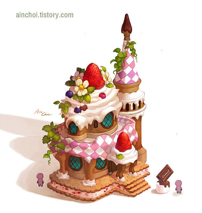 dessert house-花瓣网