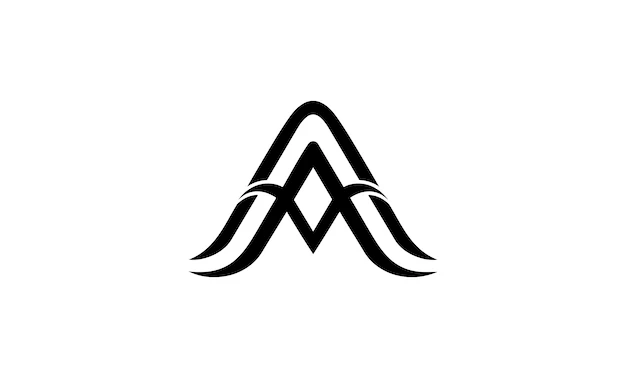 字母a标志logo矢量图设计素材-花瓣网