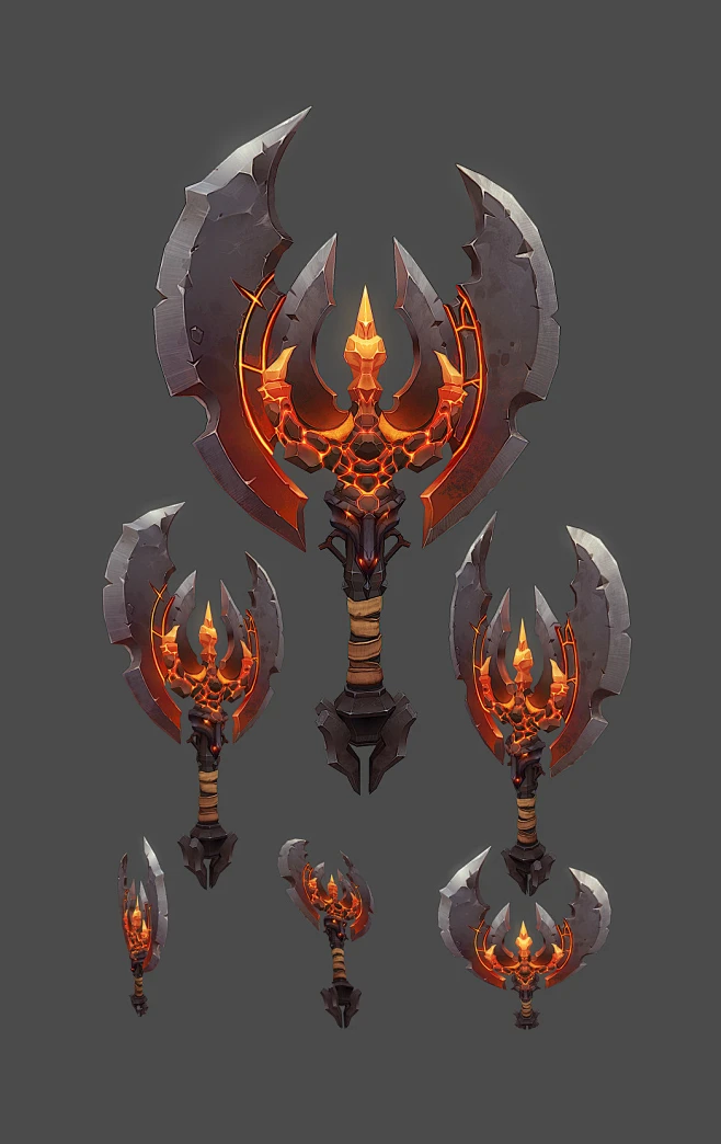 ArtStation - Demon Axe, Matteo Bassini-花瓣网