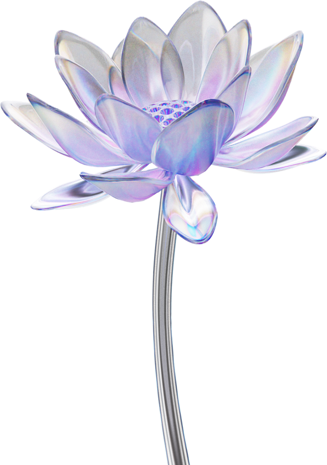 3D Glass Flowers (2)