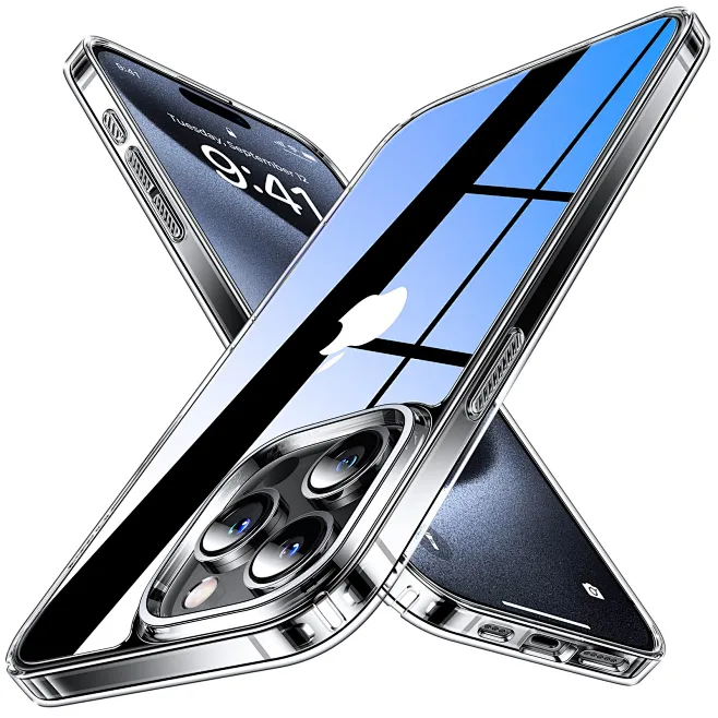 Humixx Ultra Clear for iPhone 15 Pro Case, [Non-Yellowing] [14 FT ...