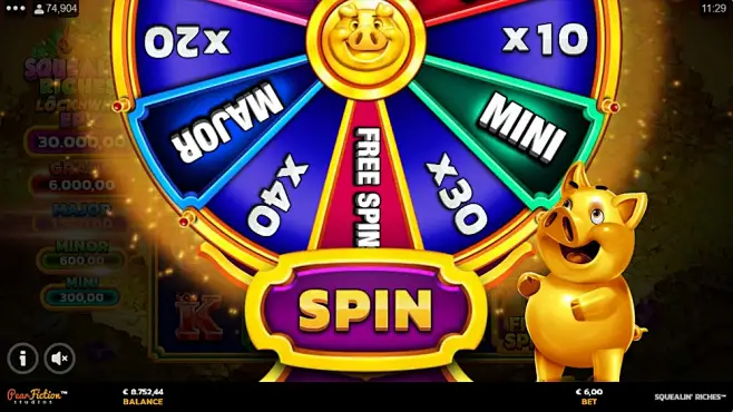 Squealin Riches Slot - Jackpot Wheel图片_抽奖 - 转盘 - 轮盘 - 表 - 老虎机器图片素材-花瓣网