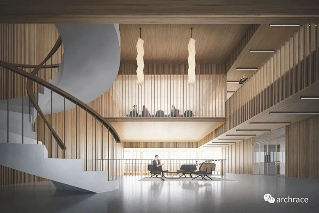 结果 | Designlab战胜E2A、OFFICE KGDVS等赢得日内瓦 Pictet 集团办公园区设计竞赛 : 获胜提案强调在建筑中水 ...