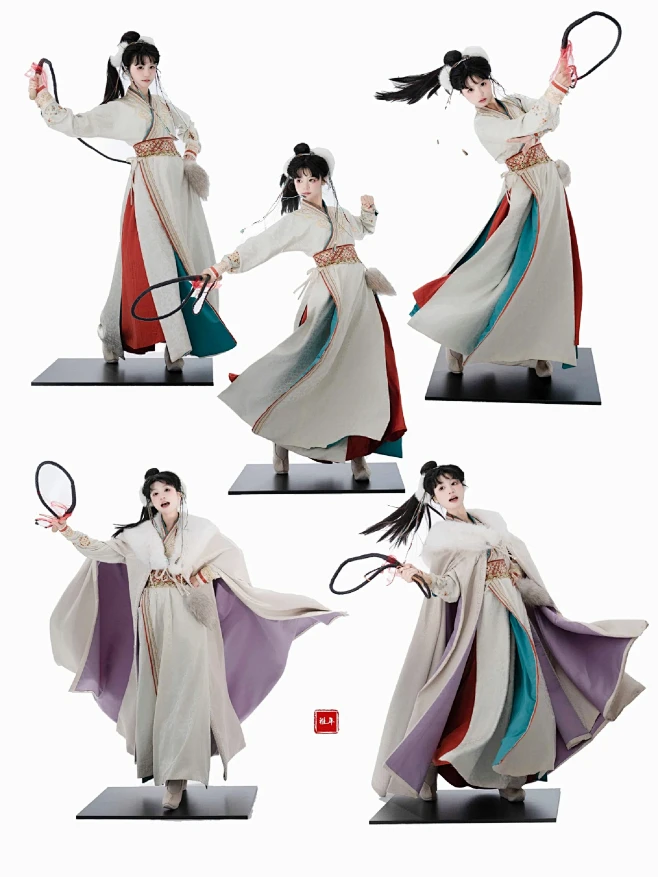 拍照姿势｜国风角色感动作—草原小郡主-花瓣网