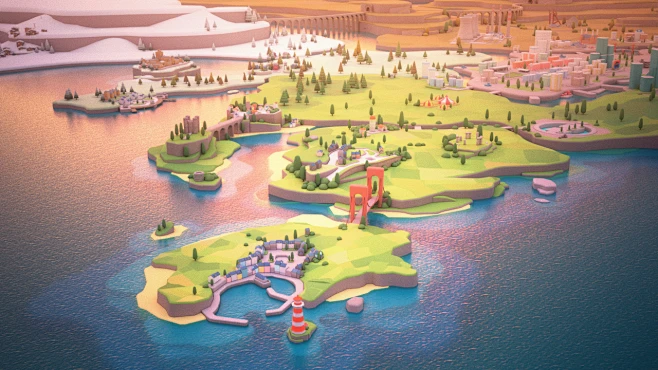 World Map Look-Dev, Daniel Oxford : Some render/lighting/shader ...