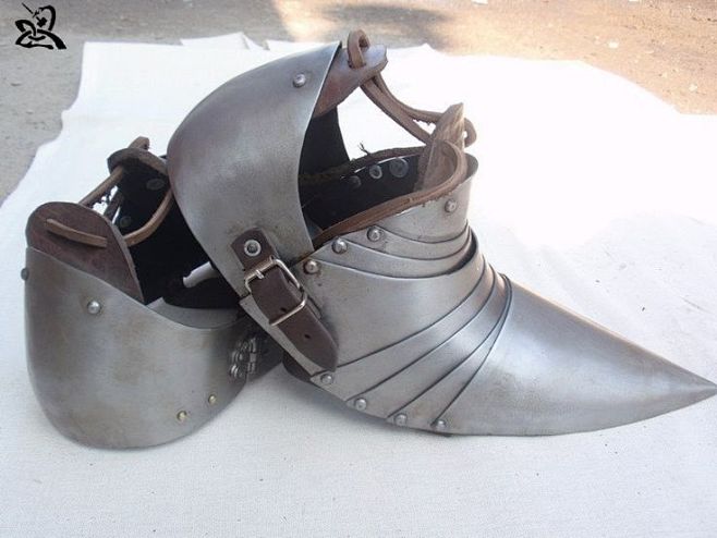 XIV Century Sabatons - Medieval armor shop Forge of Svan