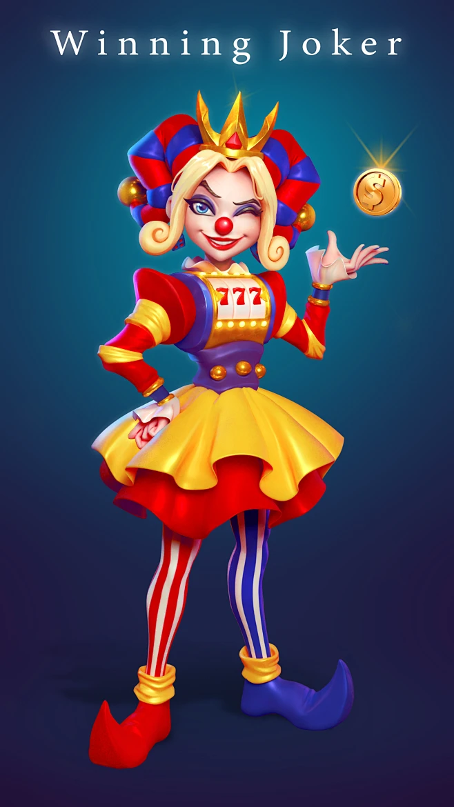 Winning Joker, Harry Lee : Poker joker + slots machine I designed this ...