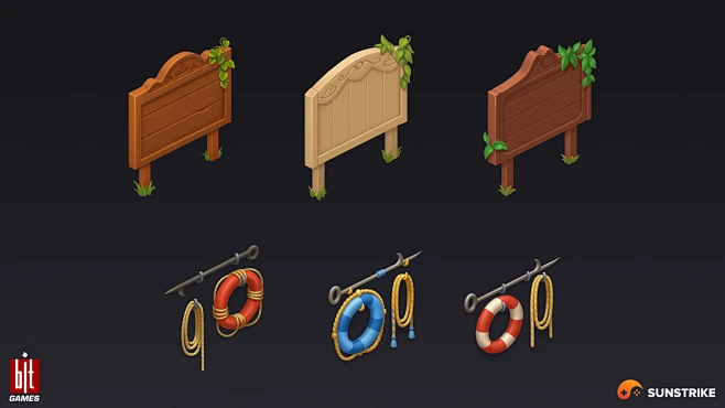 Architectural environment objects-花瓣网