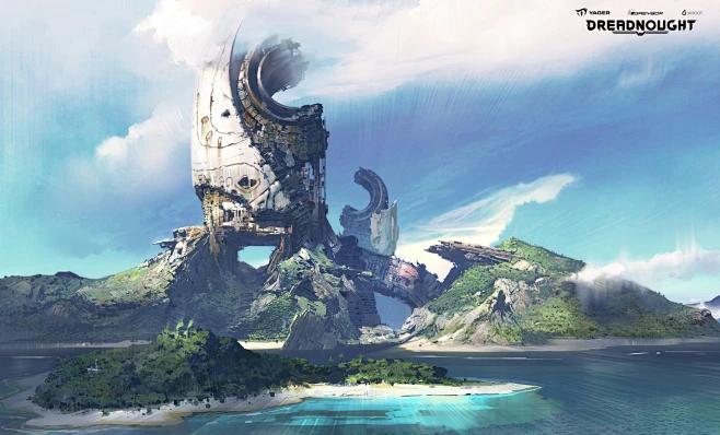 Dreadnought: loading screens and environment concept art, Yuriy ...