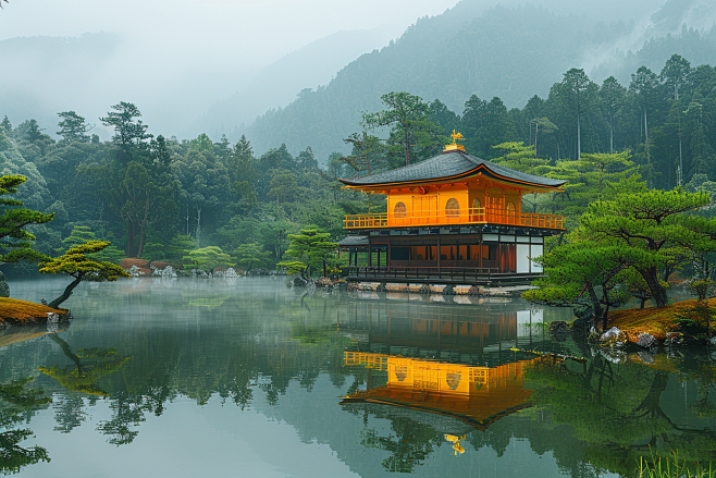 lake_temple-花瓣网