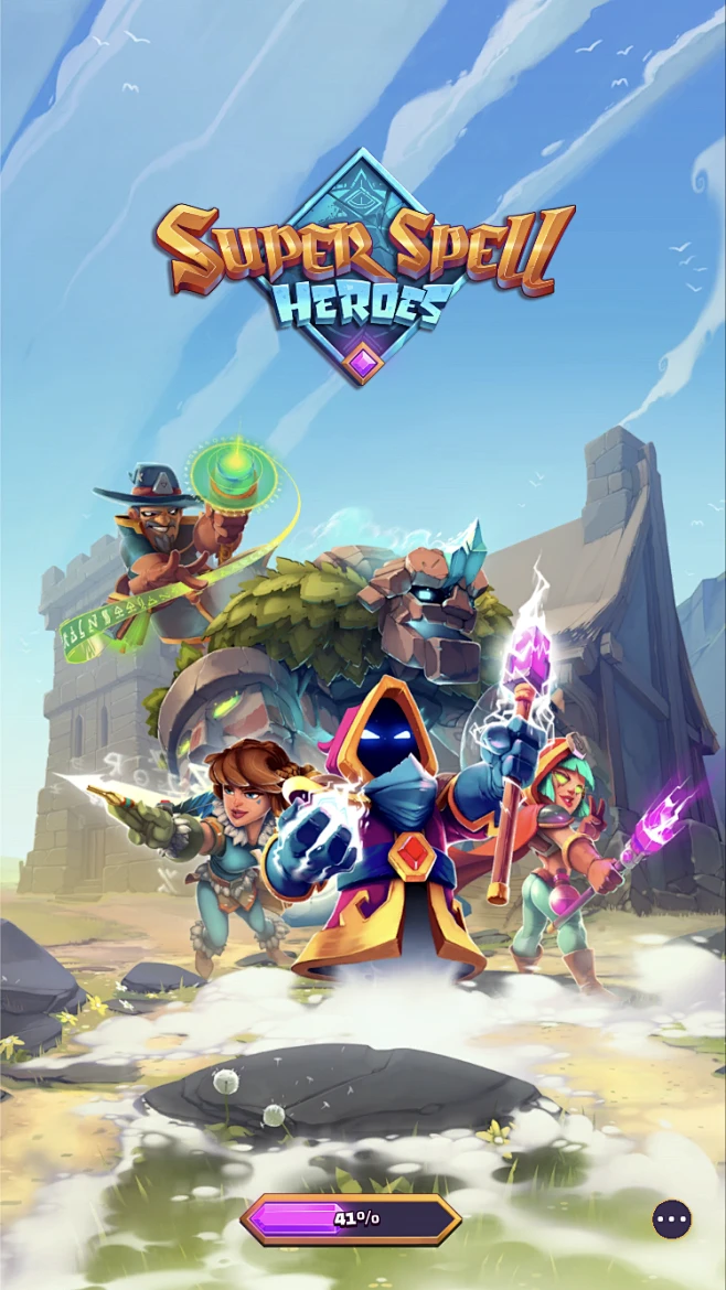 Super Spell Heroes UI-花瓣网