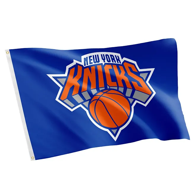Desert Cactus New York Knicks Flag NBA 100% Polyester Indoor Outdoor ...