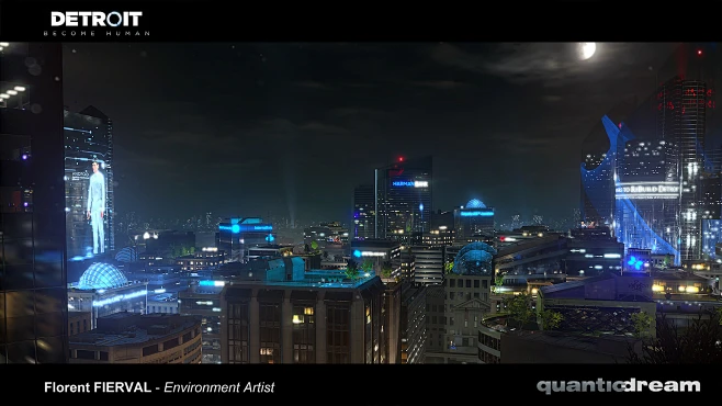 Detroit: Become Human / Amanda, Florent Fierval : Art Dump. Environment ...