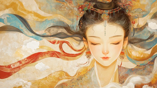 ipanda0412_Dunhuang_flying_frescoes_Dunhuang_flying_ladies_Chin_95f27f56-a9e2-43b9-9ec5 ...