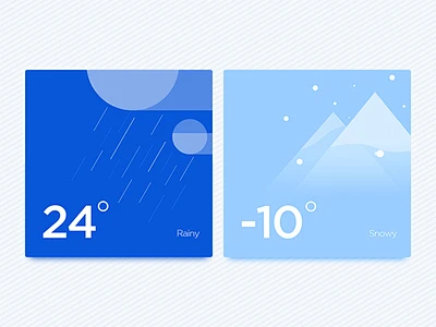 Weather Card-花瓣网