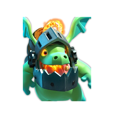 Inferno Dragon - Characters - Clash Royale : Style Guide-花瓣网