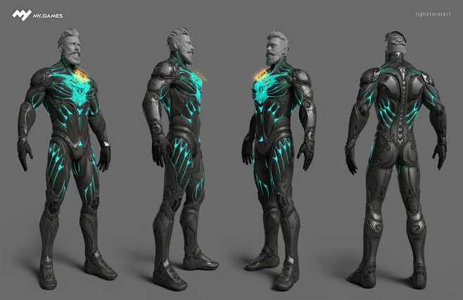 Skyforge | Demon Exosuit-花瓣网
