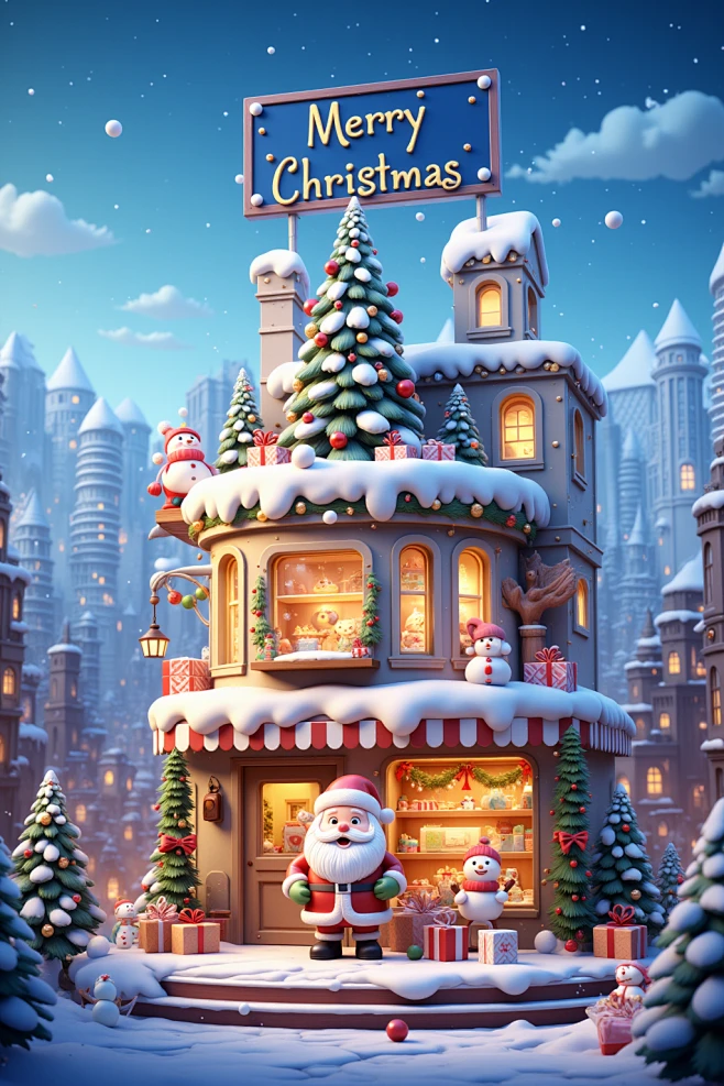 F1|3D圣诞乐园-LoRA-Natural-LiblibAI-花瓣网