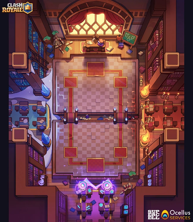 Clash Royale - Magic school Arena-花瓣网