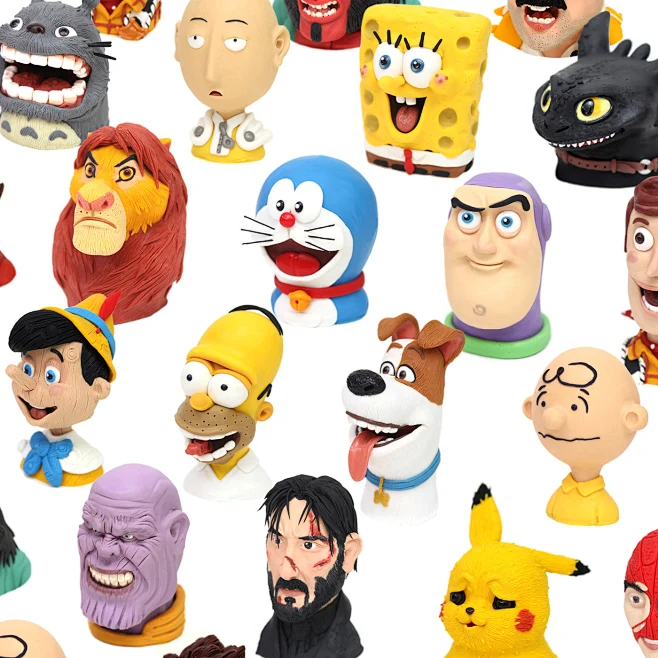 Characters / Plasticine : Characters / Plasticine-花瓣网