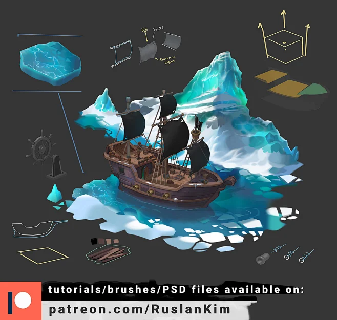 Pirate ship concept : https://www.patreon.com/RuslankimYou can support ...