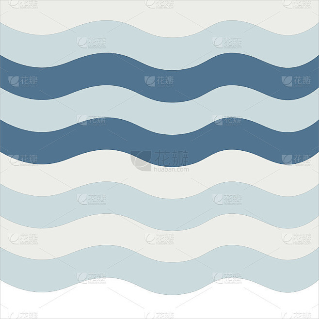 abstract waves. hand drawn vector illustration