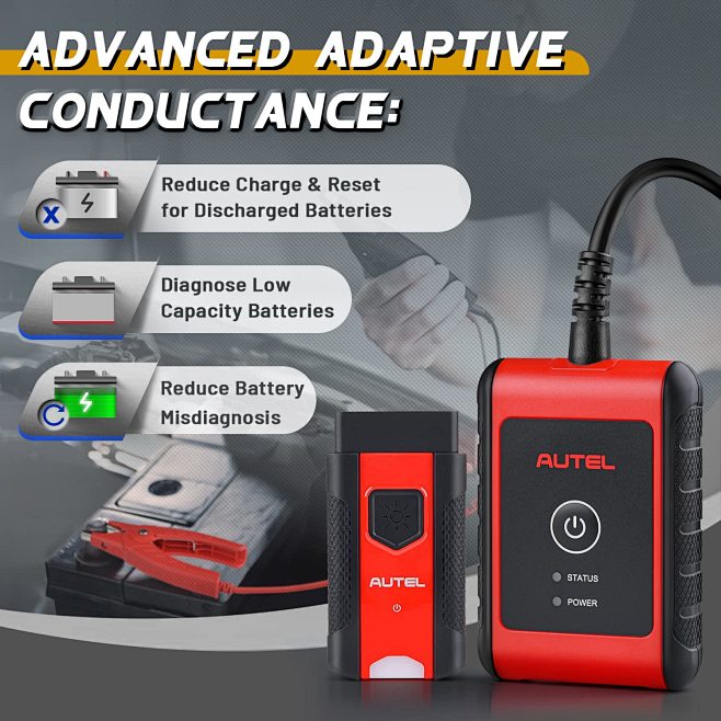 Amazon.com: Autel MaxiBAS BT508 Car Battery Test, 2023 Upgrade of BT506 ...
