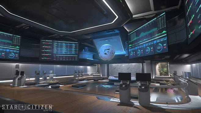 Star Citizen - New Babbage - Trade & Development Division Lighting-花瓣网