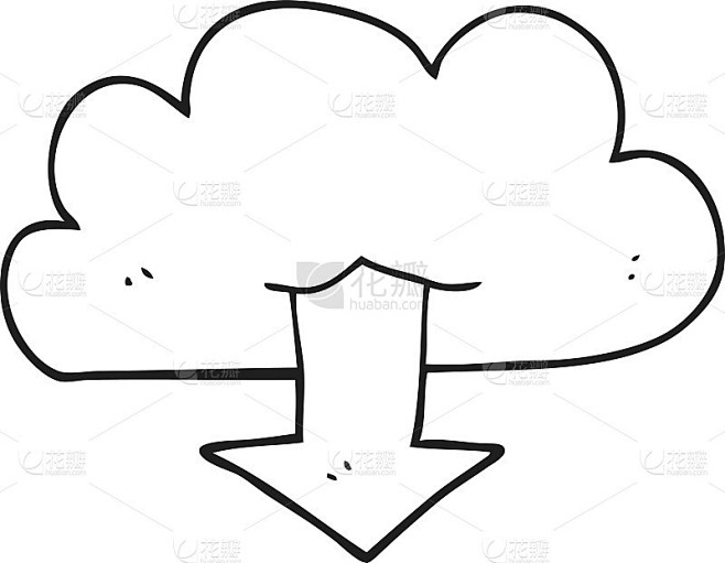 黑白卡通从云下载