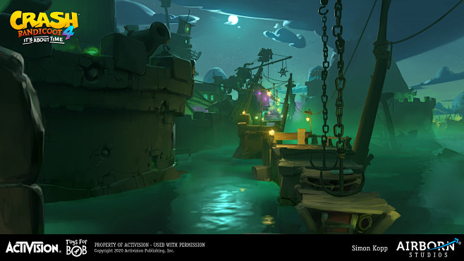 {游戏系列} 美国 Crash 4（场景，角色，UI）