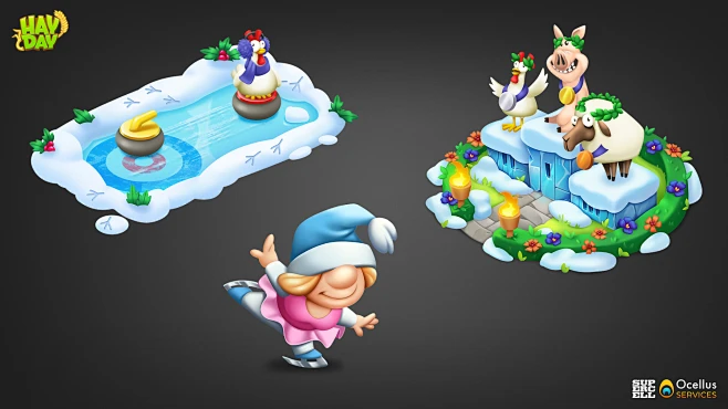 Hay Day - Winter Set ️-花瓣网