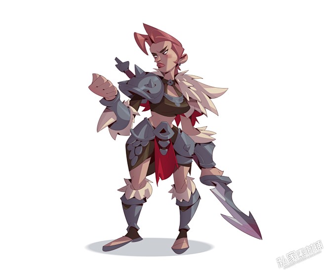 角色-欧美卡通‘美卡’骑士‘法师’游侠‘射手’牙爷‘tooth (95)