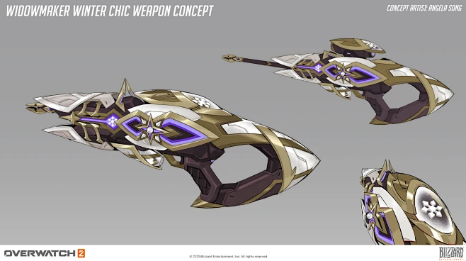 Overwatch2 Widowmaker Winter Chic Skin-花瓣网